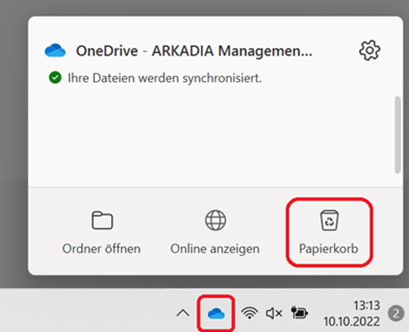 OneDrive: Infosheet – Willkommen beim ARKADIA IT-Support!
